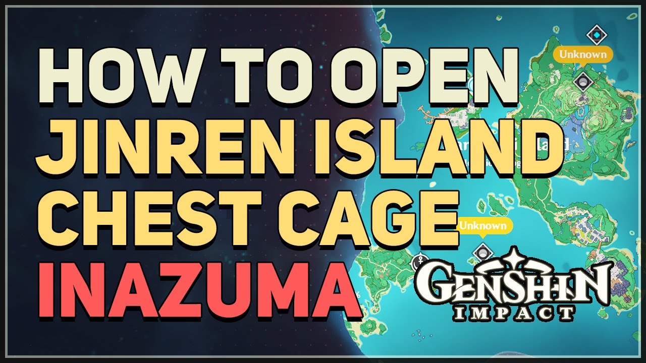 How to open Jinren Island Chest Cage Genshin Impact (Metal Key) - YouTube