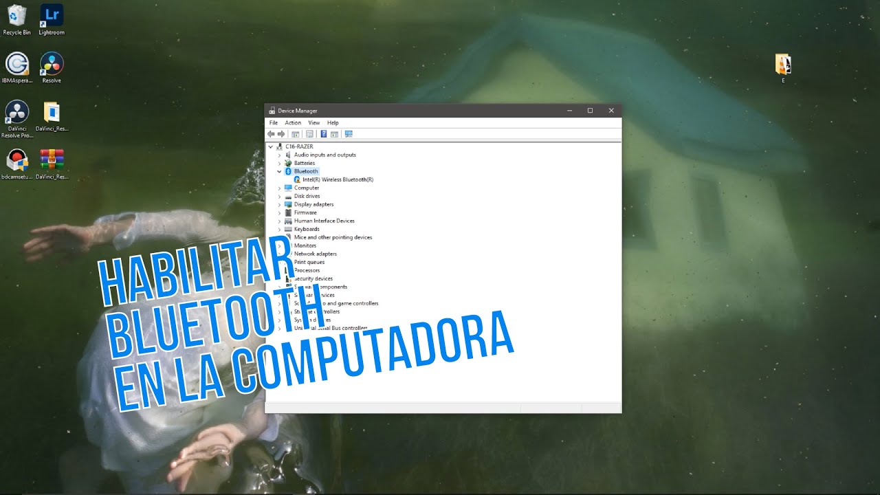 Tutorial para HABILITAR Bluetooth en la computadora - YouTube