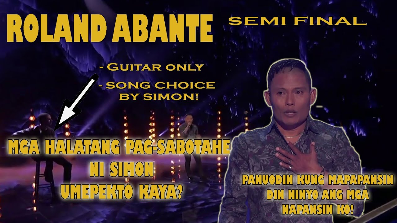 ROLAND ABANTE SEMI FINALS | AMERICA'S GOT TALENT 2023 #rolandabante # ...