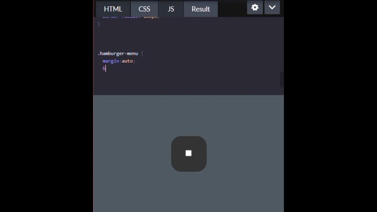 Hamburger menu || HTML CSS JS || CSS Animation - YouTube