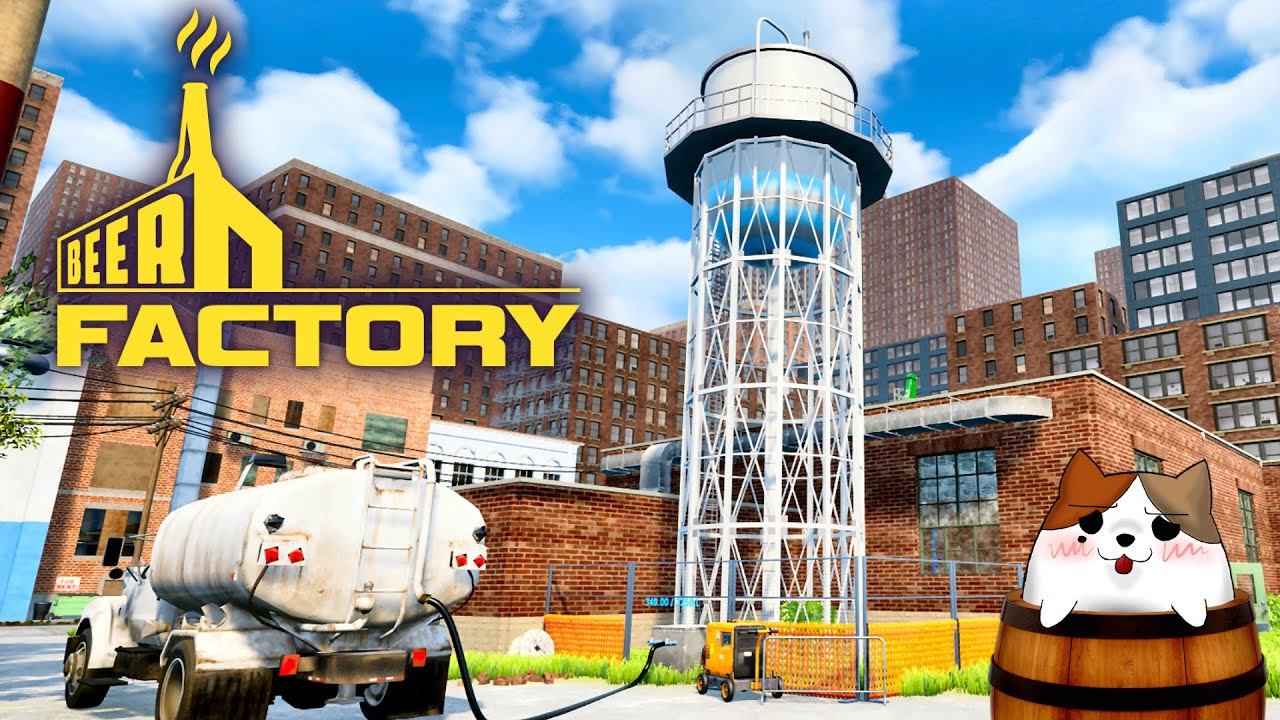 Building the Biggest Brewery in Beer Factory! New Brewery Sim Out Now ...