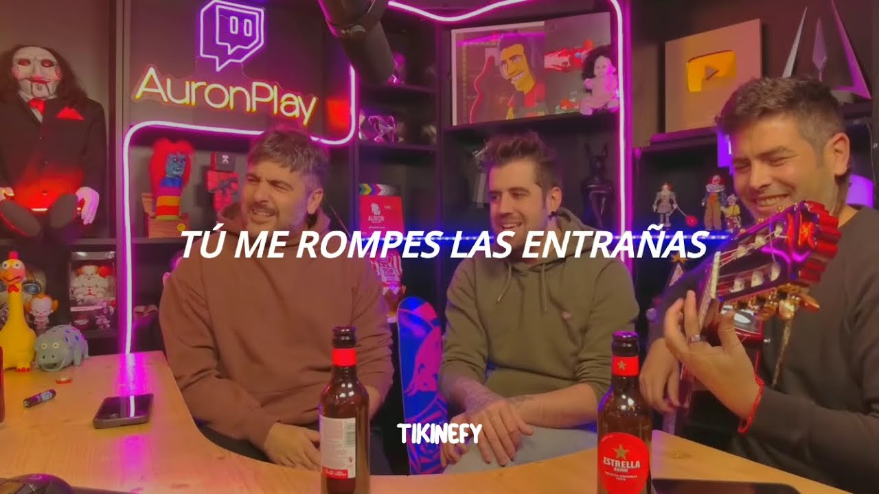 Estopa y Auron - Como camarón (Letra) - YouTube