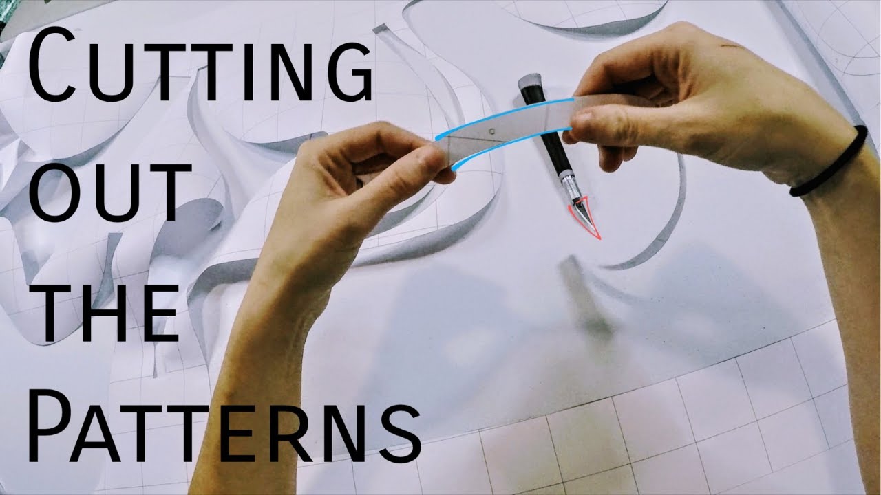 Medieval Superman Chest Armor - Cutting out the Patterns - YouTube
