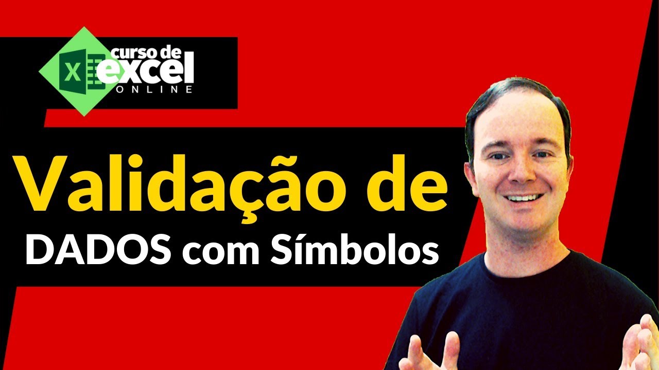 Como Fazer Validação de Dados com Símbolos no EXCEL - Lista Suspensa ...