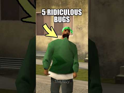 5 Ridiculous BUGS You Missed in GTA San Andreas! 🤣 #gta #gtasanandreas #glitches