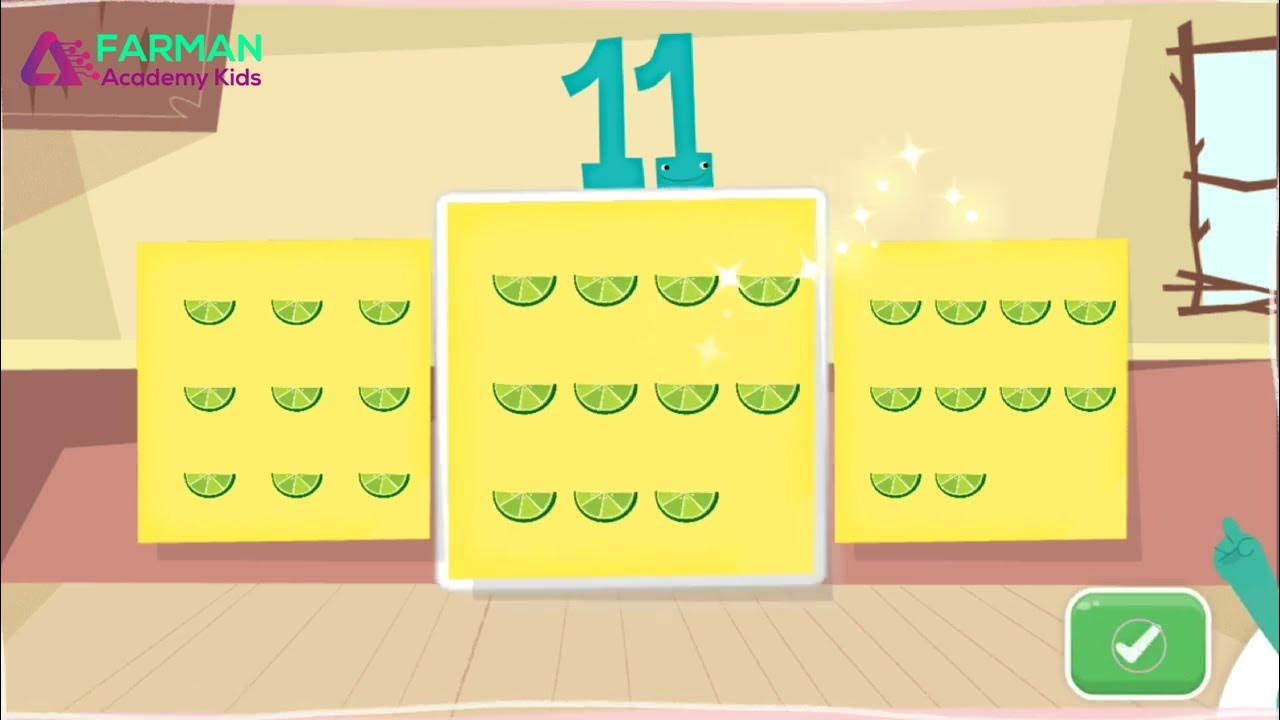 Count to 11 | kindergarten learning videos | maths activities for kids ...