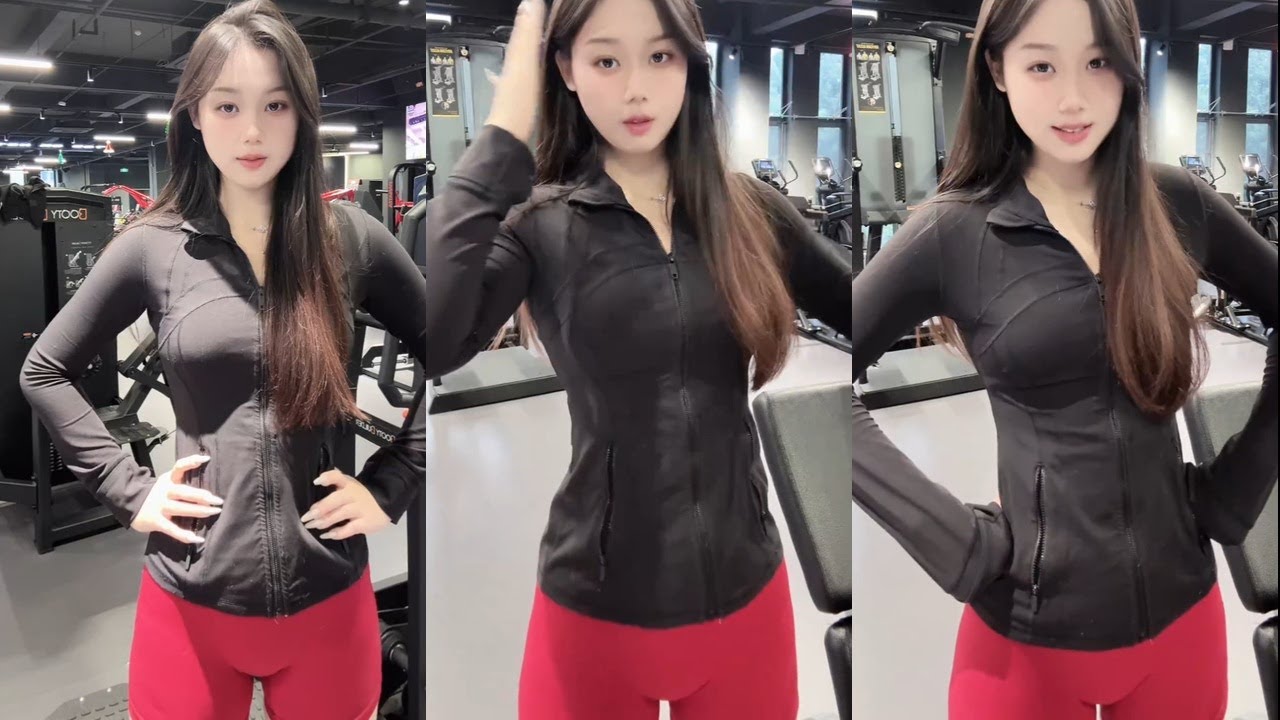 小淋在健身房專注器械健身訓練 | Xiao Lin Focuses on Machine Workout at the Gym | 샤오린의 ...