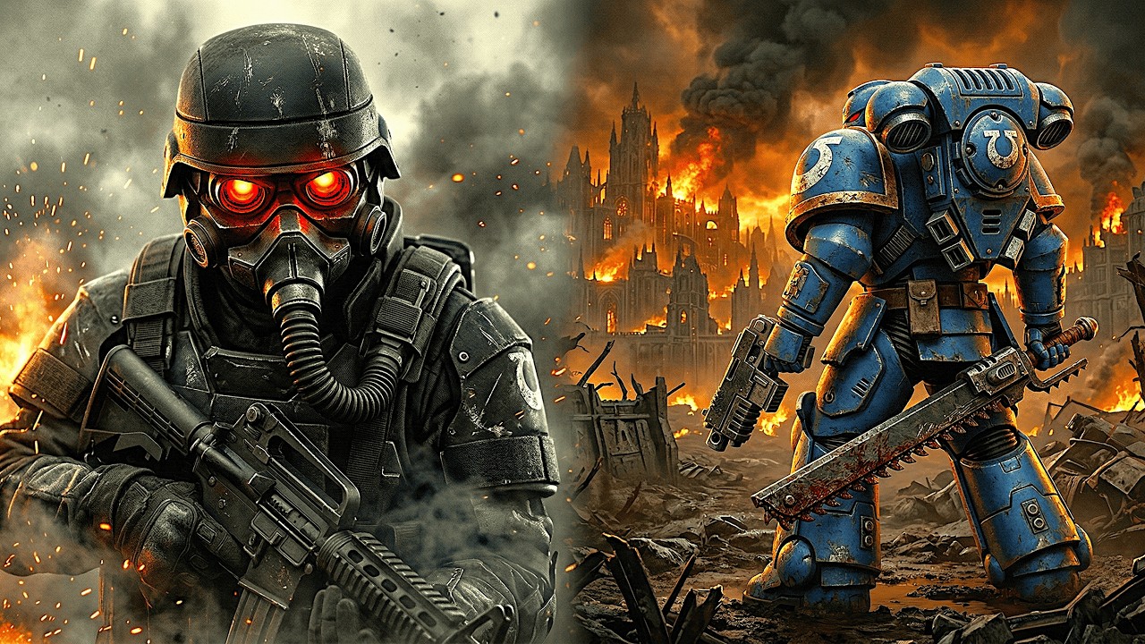 A Helghast Soldier vs The Imperium | Warhammer 40K - YouTube