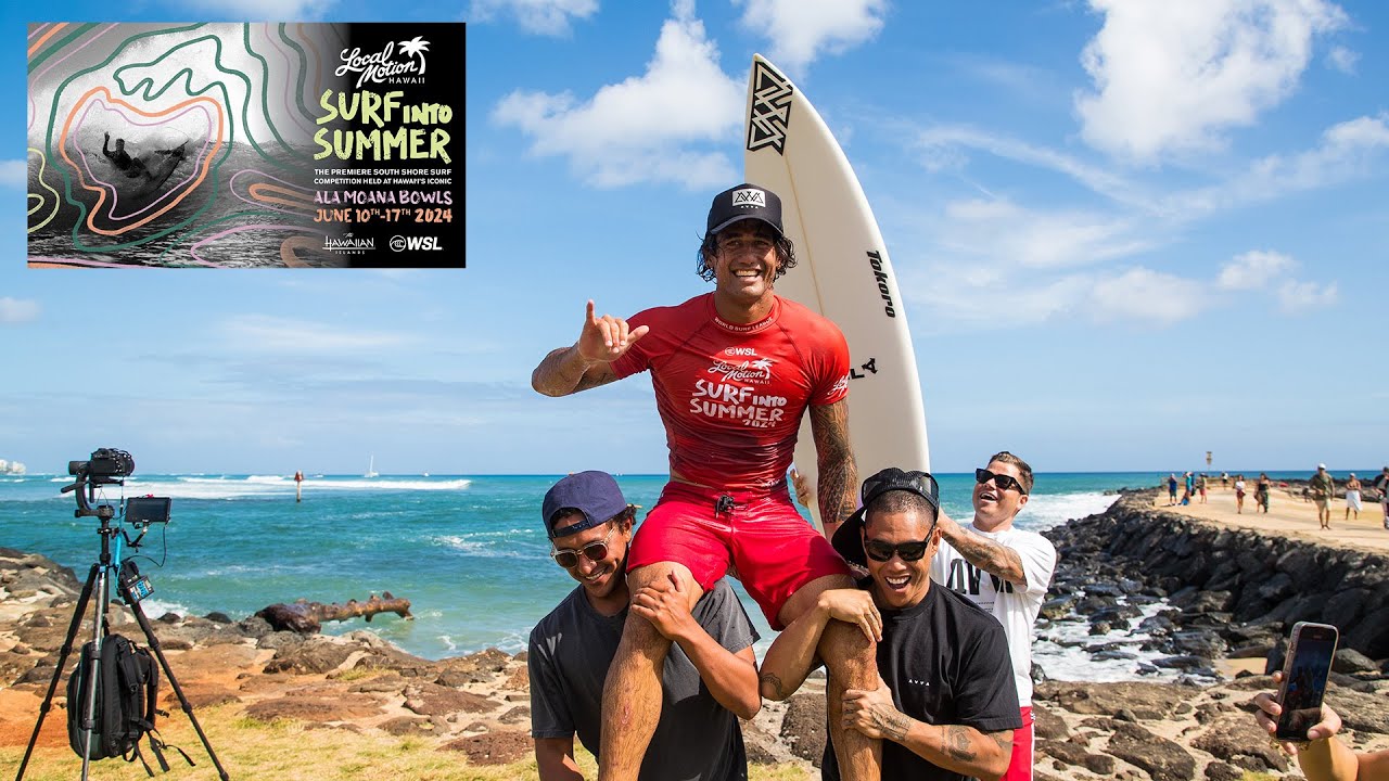 Ezekiel Lau Goes To Town, Victorious At Local Motion Surf Into Summer ...