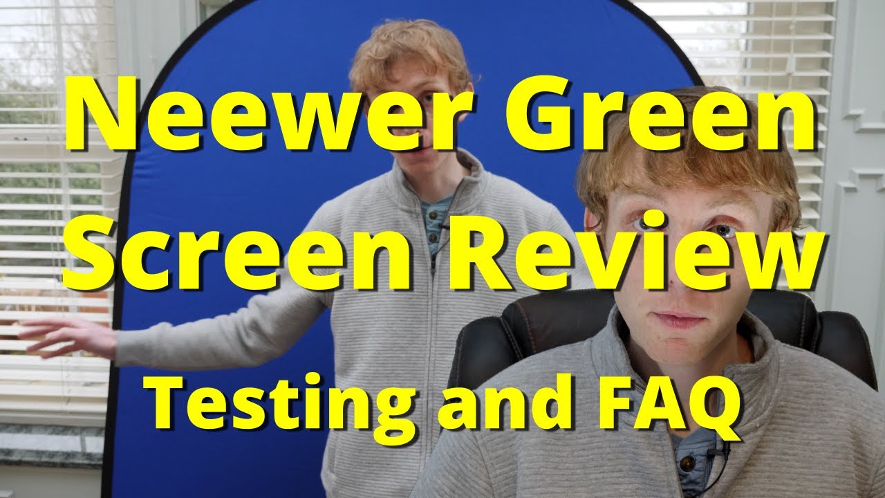 Neewer Chromakey green screen review with answers to FAQs. - YouTube