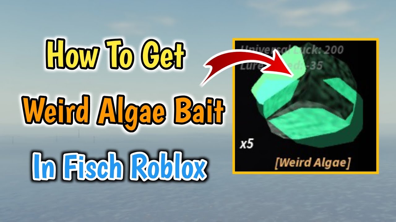How To Get Weird Algae Bait In Fisch Roblox | Weird Algae Bait Location ...