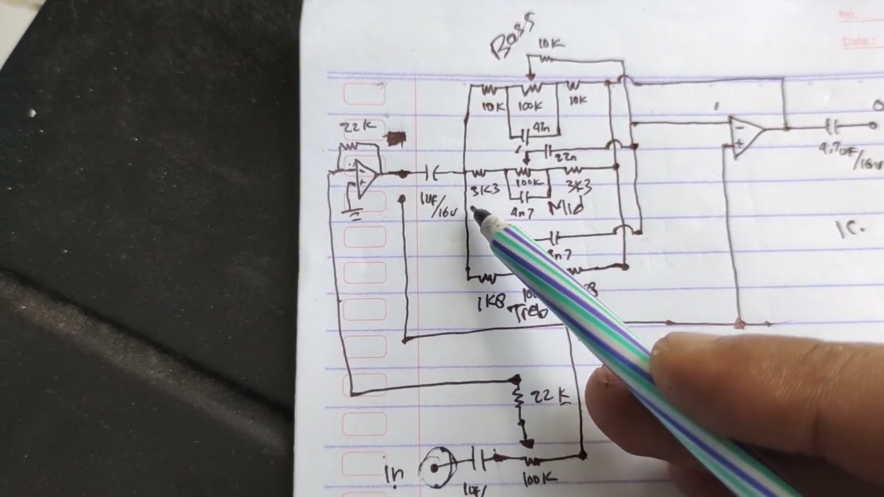 Inilah Skema Master Mixer Rakitan di Lengkapi Tone Bass,Mid,Treb - YouTube