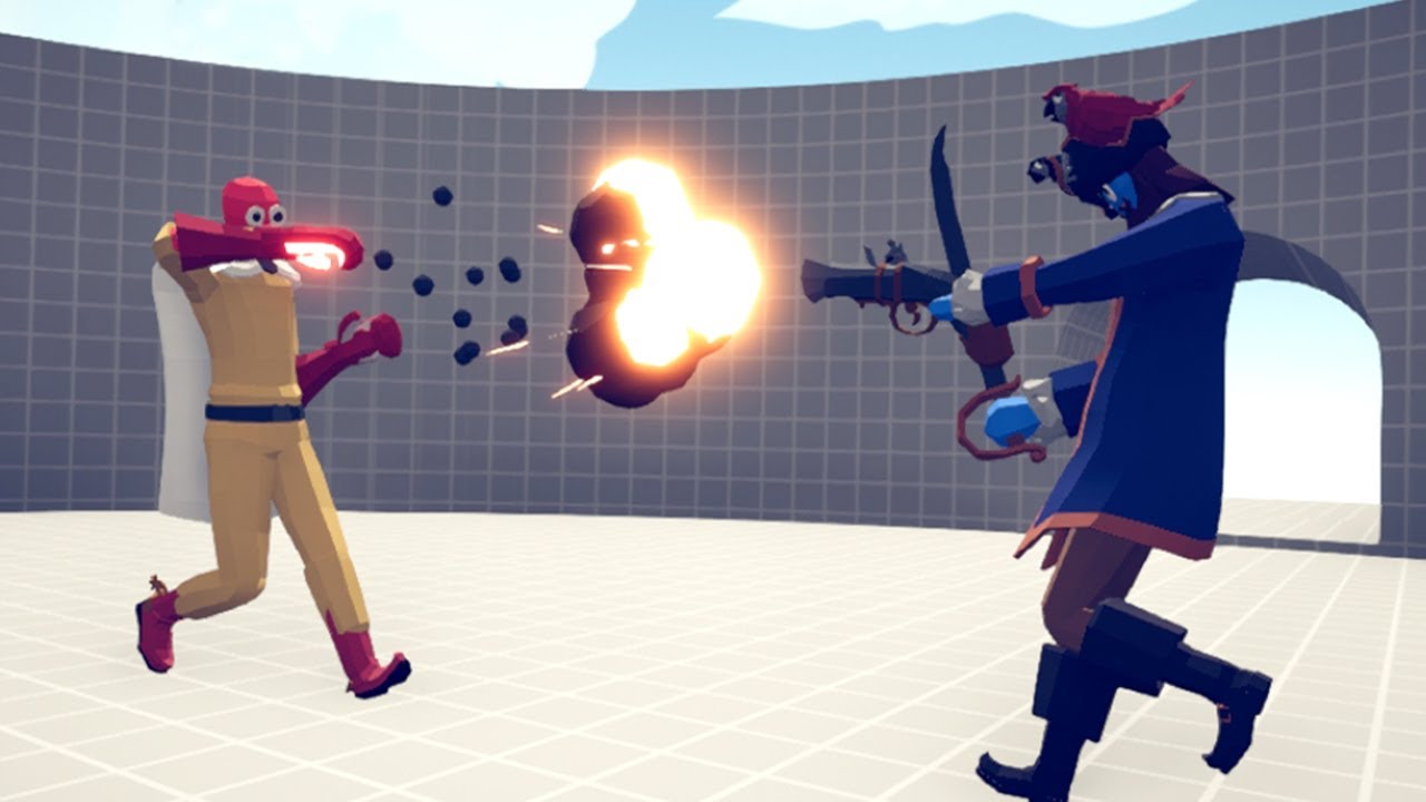 Saitama vs Captain | TABS - Totally Accurate Battle Simulator - YouTube