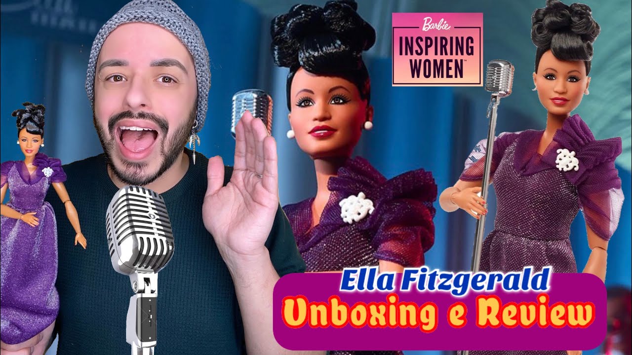 Barbie Ella Fitzgerald - Inspiring Woman Unboxing e Review PT BR - YouTube