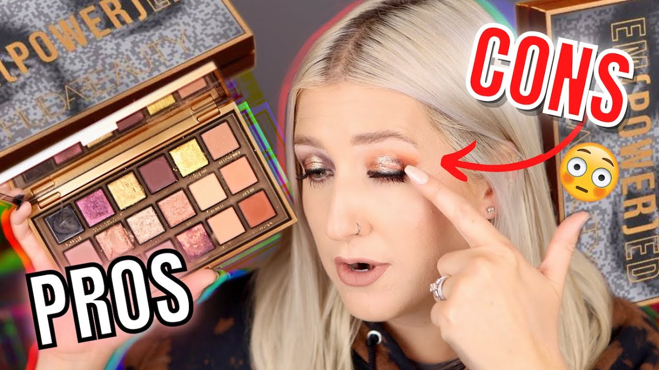 Sad truth...HUDA BEAUTY EMPOWERED PALETTE! Worth it? - YouTube
