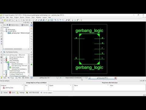 Tutorial Xilinx Membuat Lima Gerbang Logic Dasar - YouTube