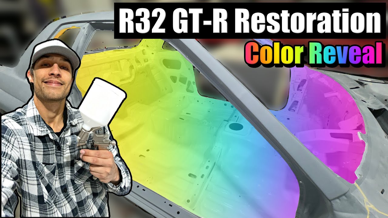 Revealing the color for my R32 GT-R! Paint process begins 😎 - YouTube