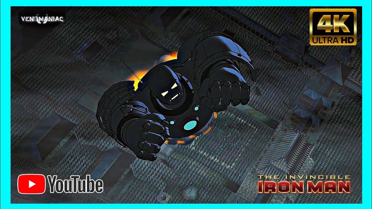 IRON MAN VS ELEMENTAL DE TIERRA (THE INVINCIBLE IRON MAN) 4K #60fps ...
