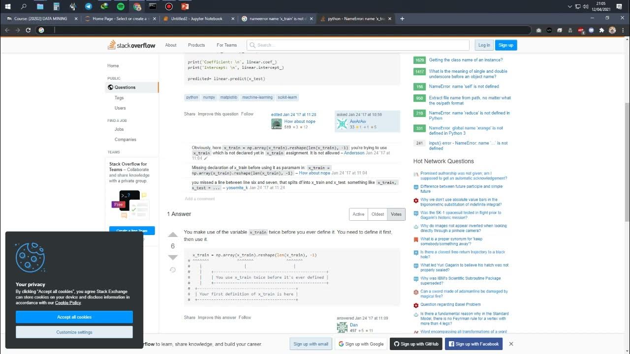 Naive Bayes Classifier (jupyter Notebook) - YouTube