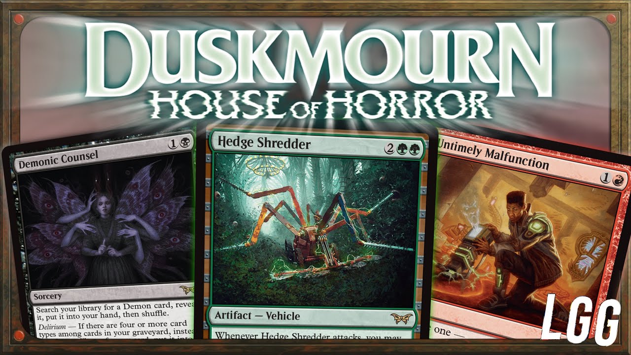 THE BEST CARDS from Duskmourn: House of Horror! | Live Set Review ...