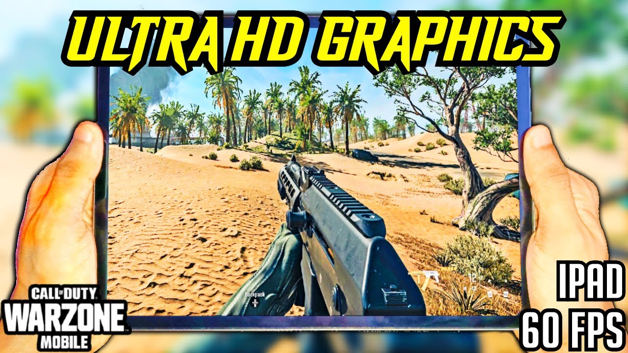 INTENSE GRAPHICS + GAMEPLAY 60 FPS WARZONE MOBILE - 120 FPS IPAD PRO ...