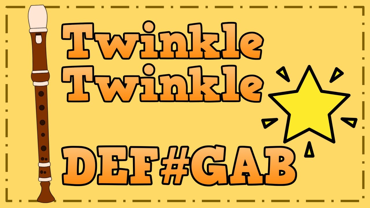 Twinkle Twinkle - Recorder Play Along - YouTube