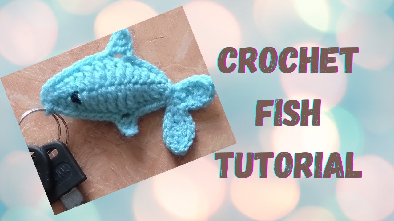 how to crochet fish 🐟 keychain tutorial (gharelu huner) - YouTube