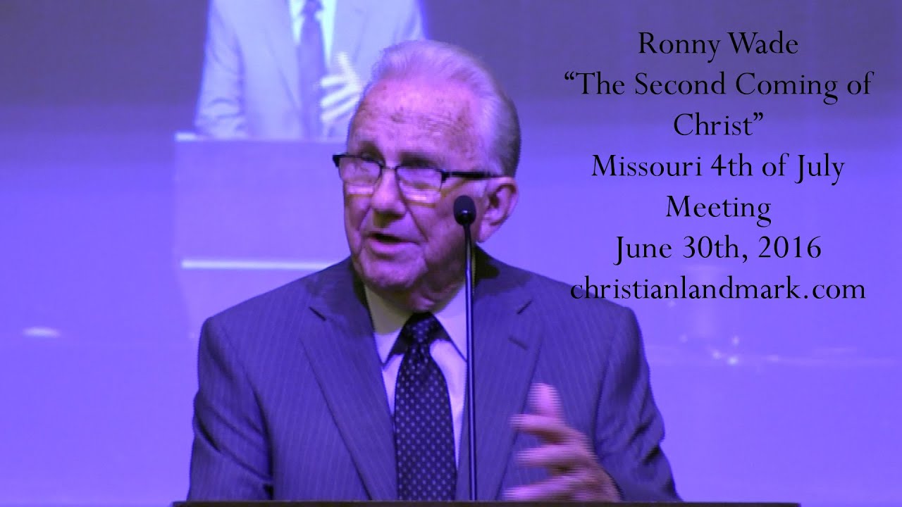 Ronny Wade - The Second Coming of Christ - YouTube