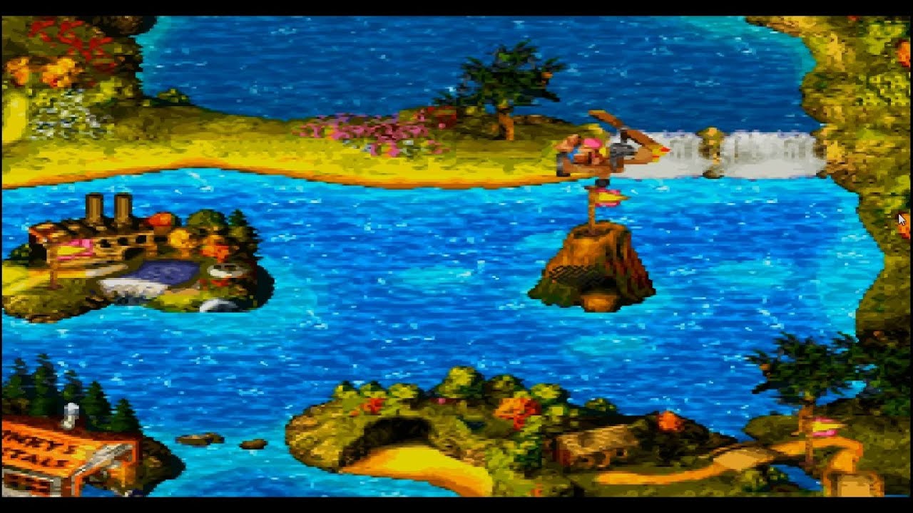 Donkey Kong Country 3 BR Mapa Completo 103% - YouTube