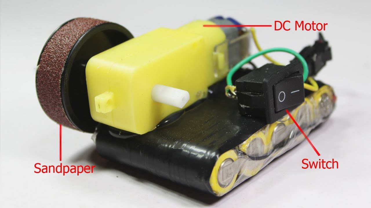 How to make Grinder Machine at Home ! DC MOTOR - YouTube