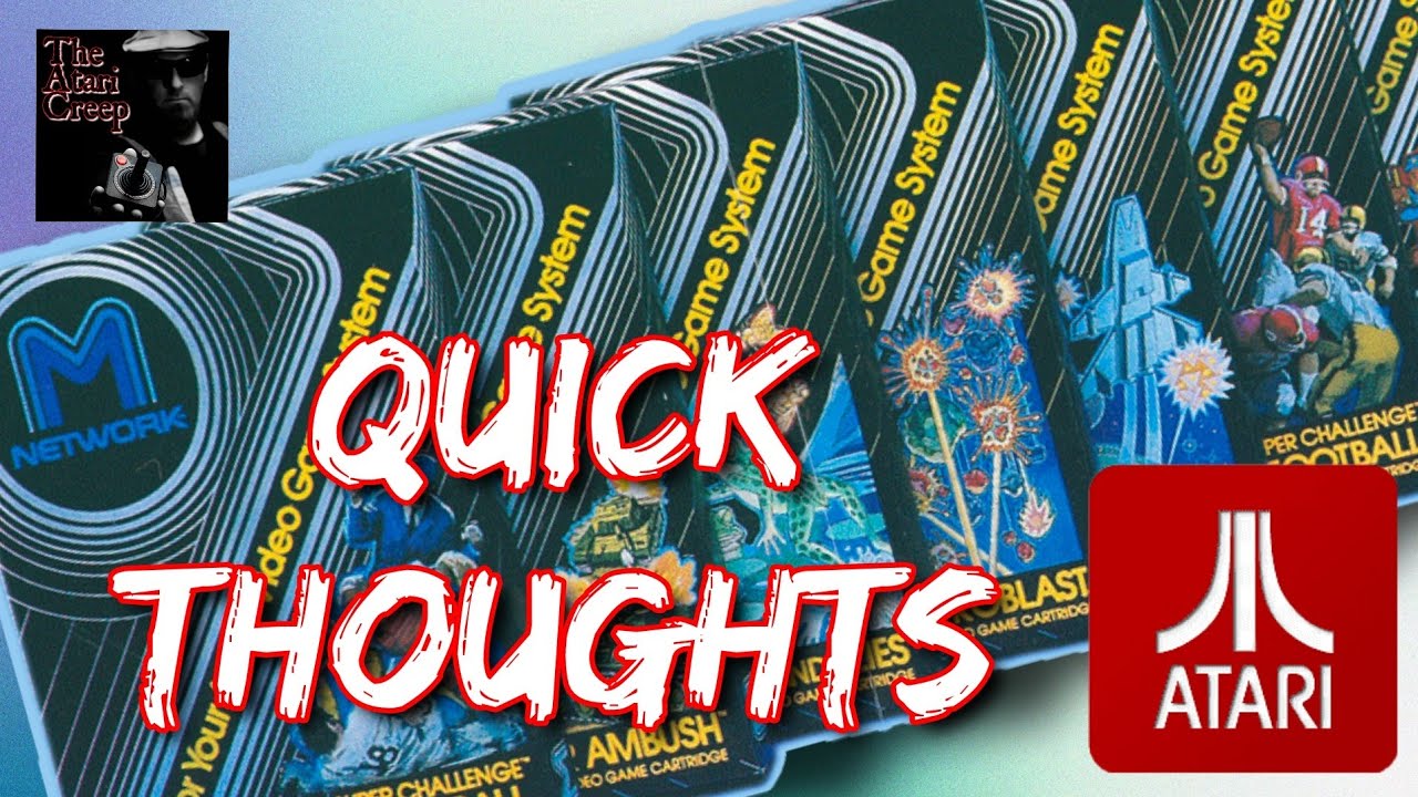 Atari buys M-Network Titles from Intellivision? More coming soon. - YouTube