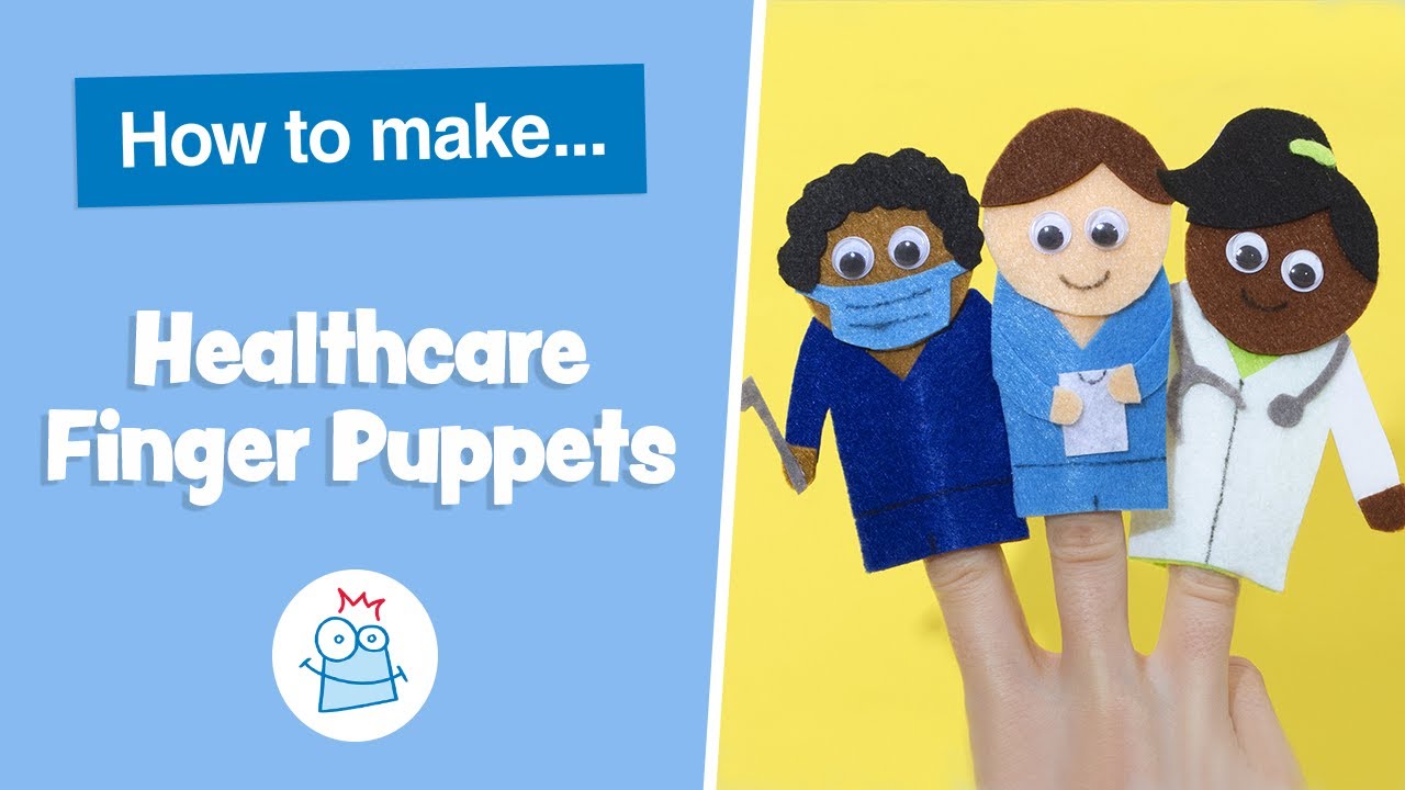 How to make Healthcare Finger Puppets | Baker Ross - YouTube