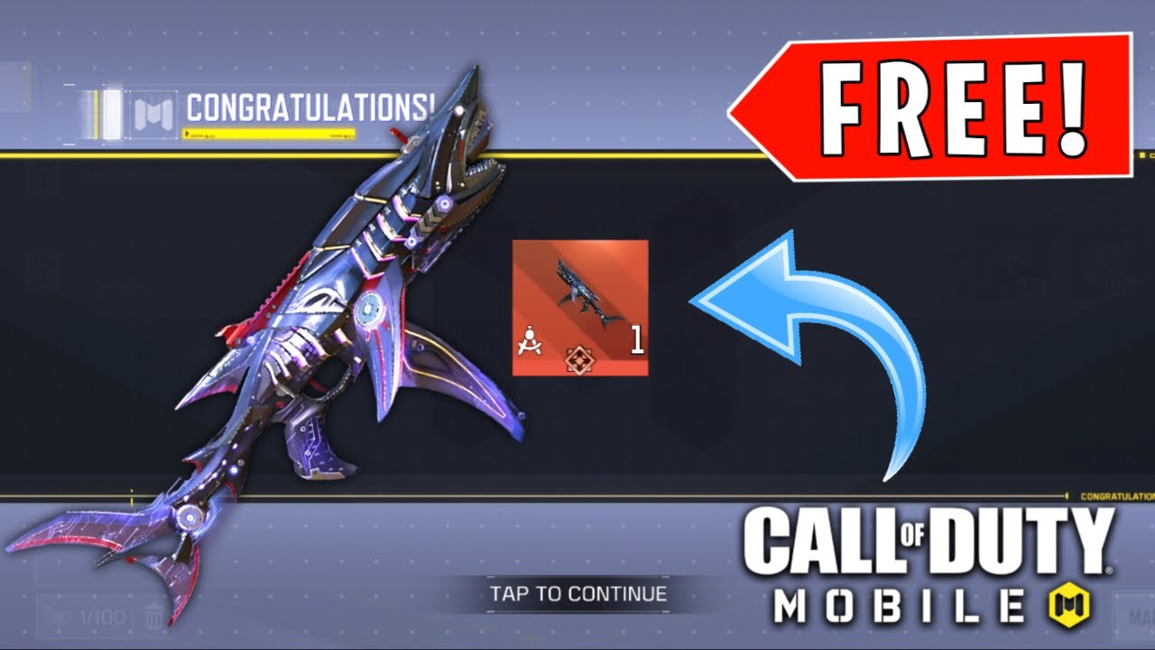 New Redeem Code Codm | Get FREE Striker 45 Sharp Fins Skin in Cod ...