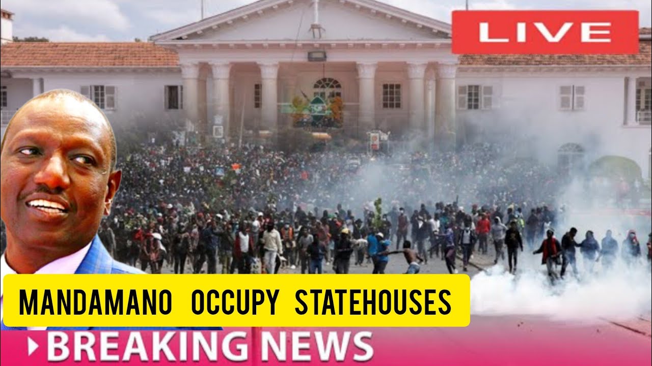 GENZs~MANDAMANO NI OCCUPY STATE HOUSE RUTO MUST GO!! - YouTube