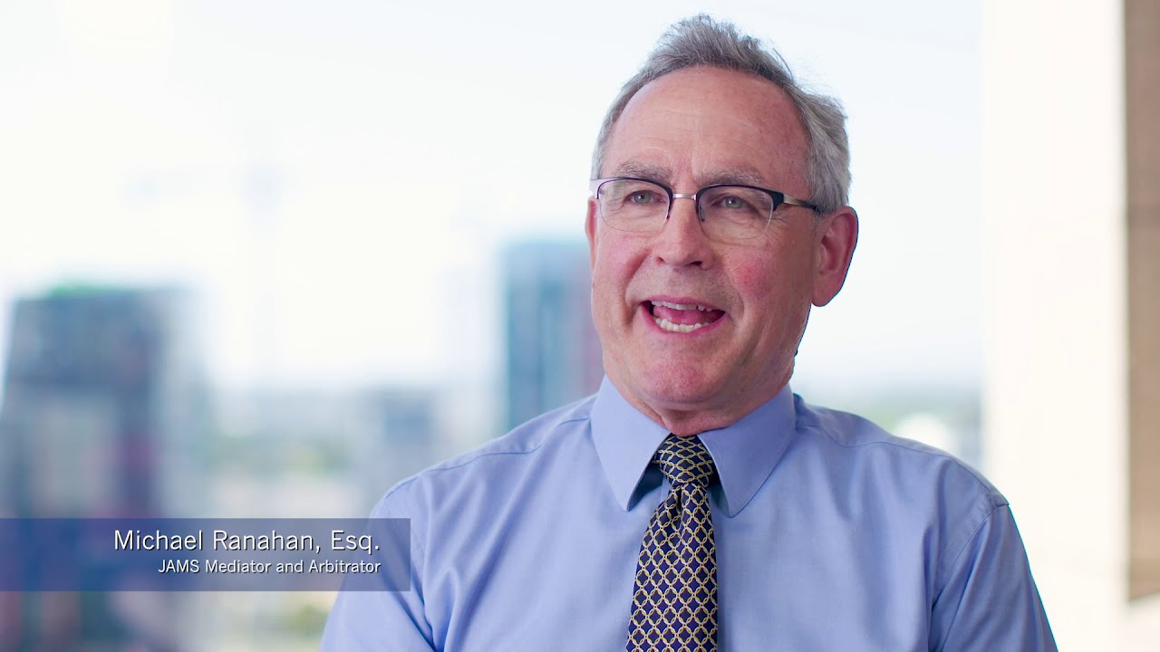 Michael D. Ranahan, Esq. | JAMS Mediator & Arbitrator - YouTube