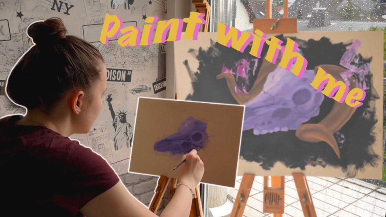 paint with me - gouache (deutsch) || It's me Nessy - YouTube