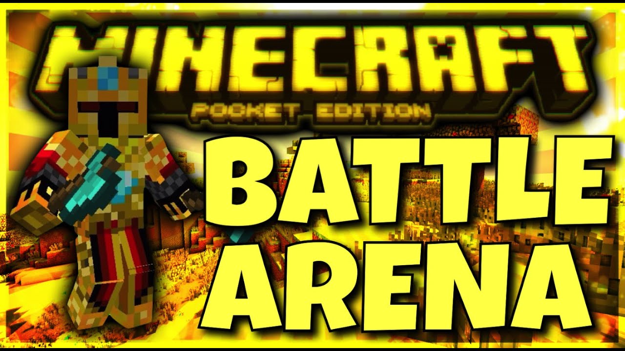 Minecraft Pocket Edition - Kit PvP - Battle Arena Server [0.10.4] - YouTube