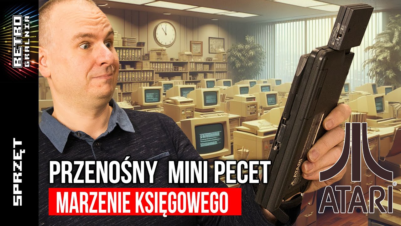 ⚙️ Komputer tylko dla prawdziwych retromaniaków - Atari Portfolio [RG#536] - YouTube