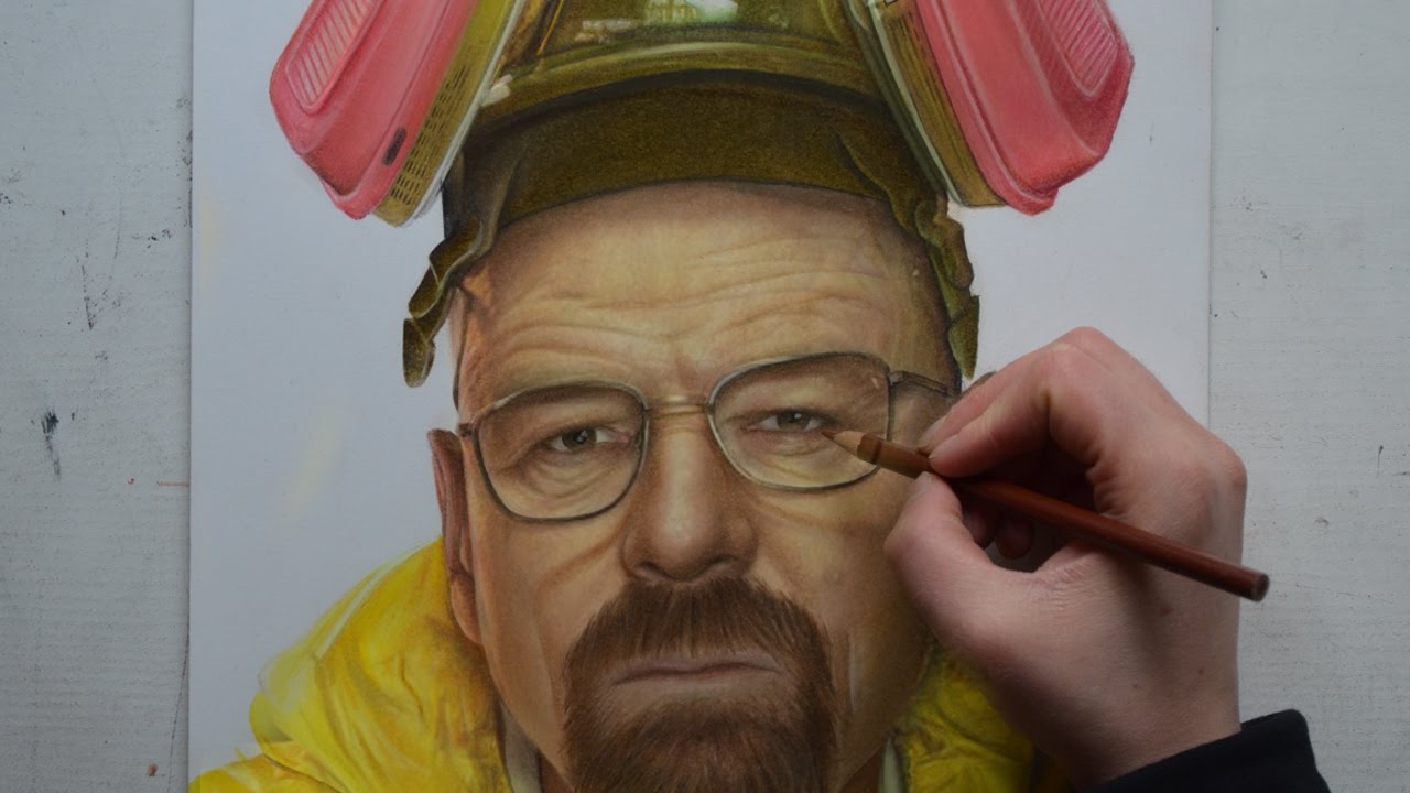 Drawing WALTER WHITE (Breaking Bad) SpeedDrawing | Nimauke - YouTube