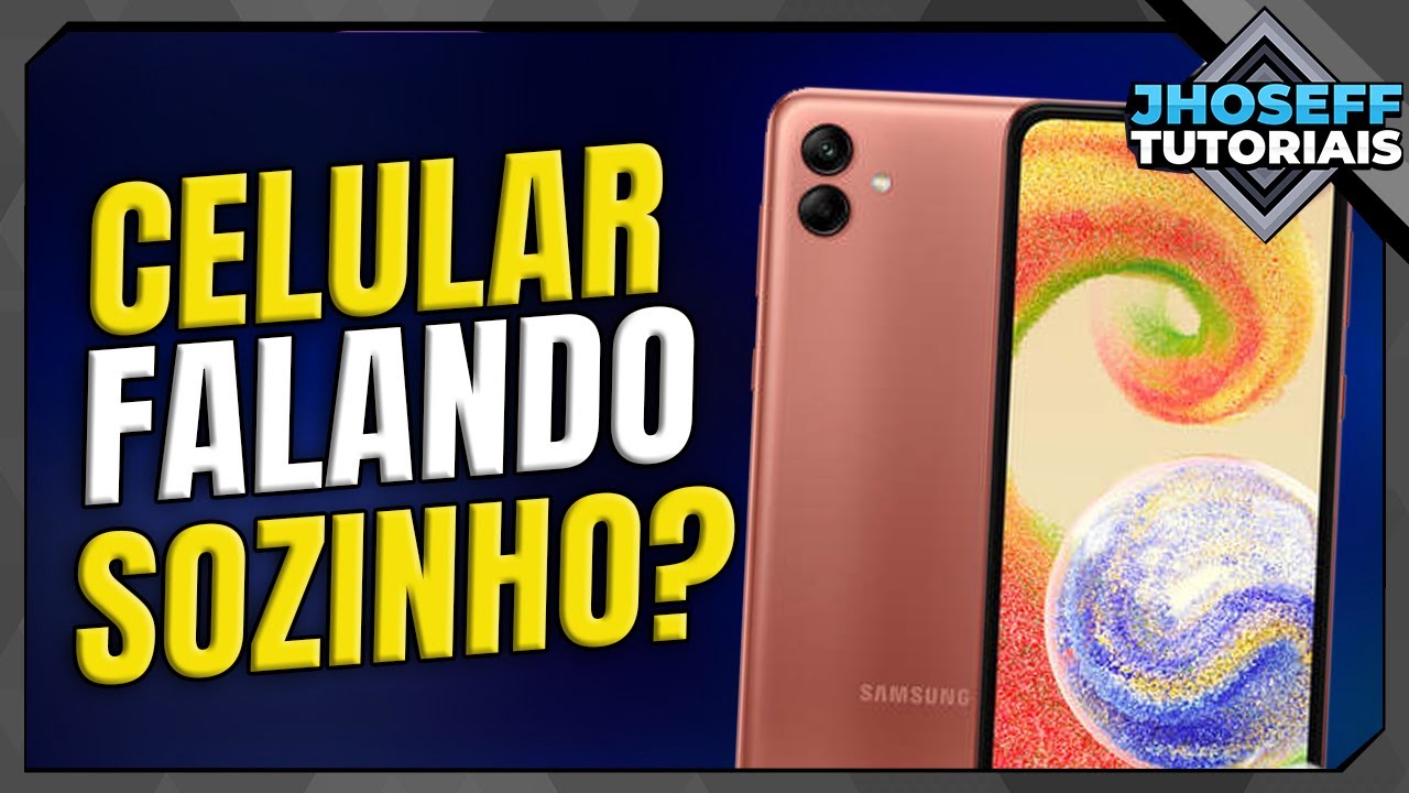 COMO DESATIVAR TALKBACK FALANDO SOZINHO NO SAMSUNG A04 - YouTube