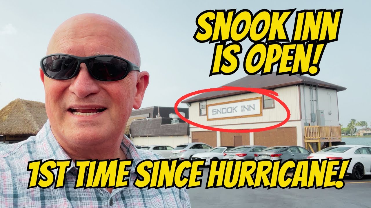 World Famous SNOOK INN! Marco Island Landmark NOW OPEN After Hurricane ...