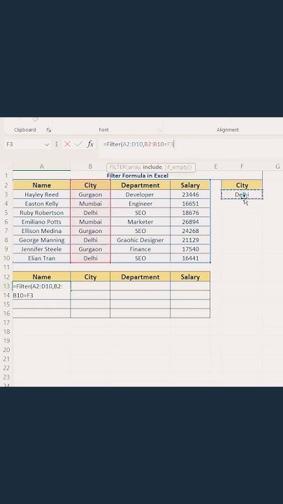 😎😎 Excel Ka Filter Formula Ye Nhi Dekha To Kuch Nhi Dekha 😎😎 Advancedexcel Dataanalysis
