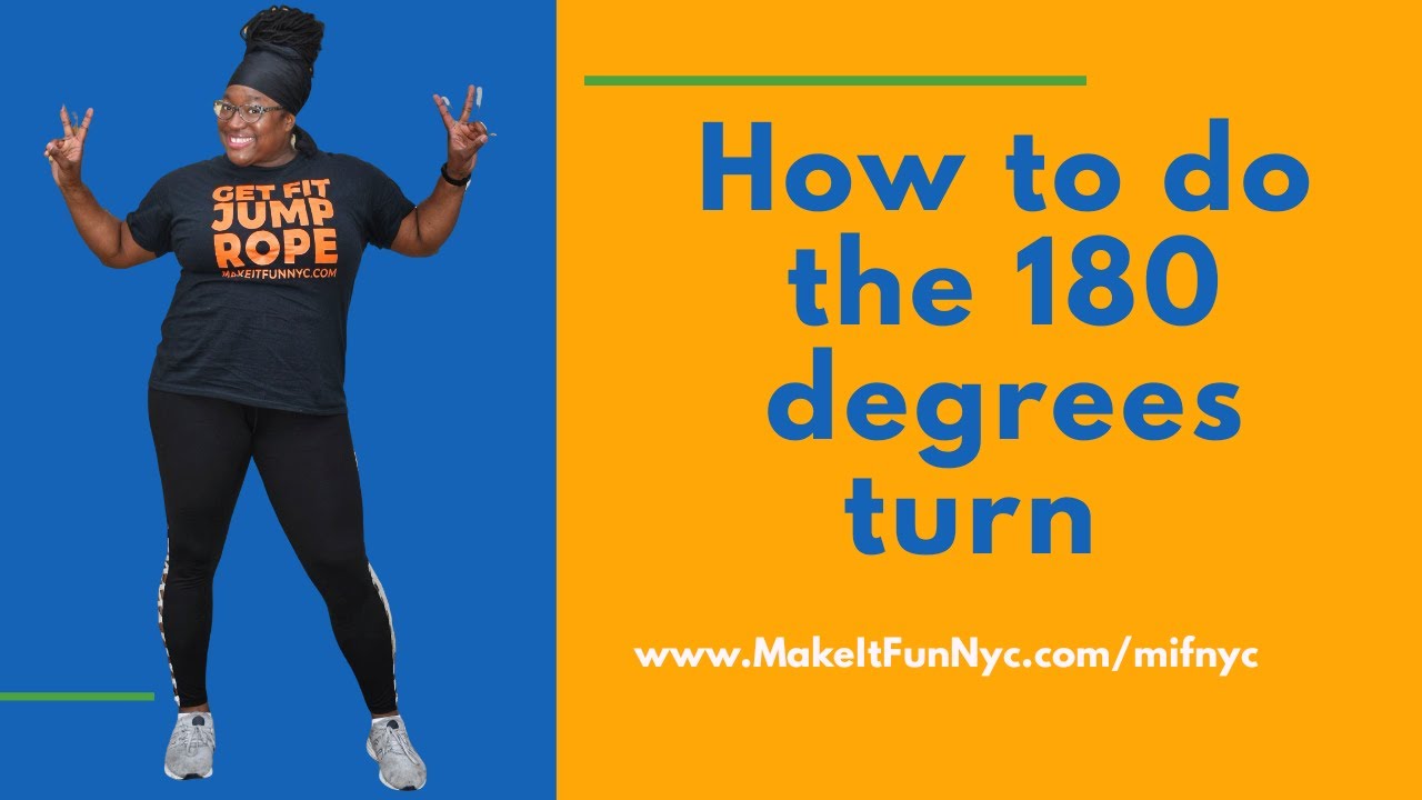 How to do the jump rope 180 degrees turn - YouTube