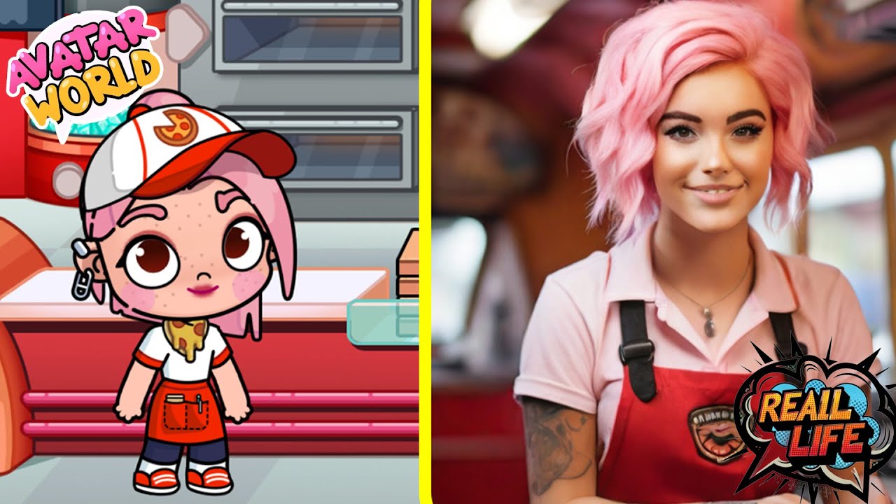 AVATAR WORLD CHARACTERS in REAL LIFE 💖 - YouTube