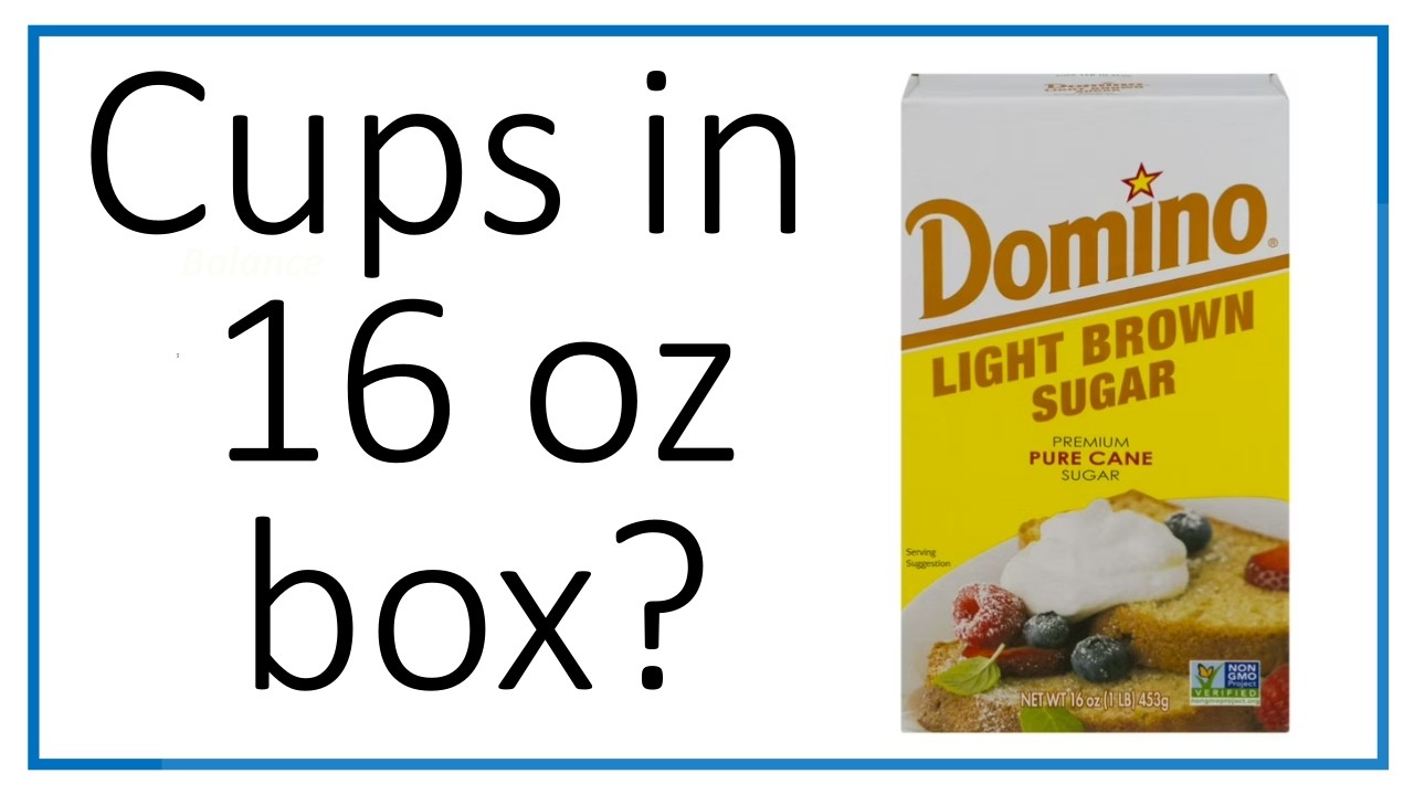 Box Of Brown Sugar How Many Cups