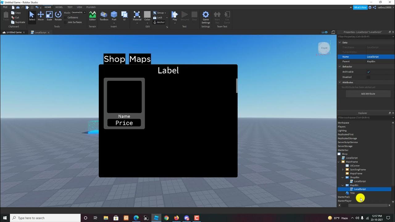 how to make advance shop in roblox studio || Part- 2|| - YouTube