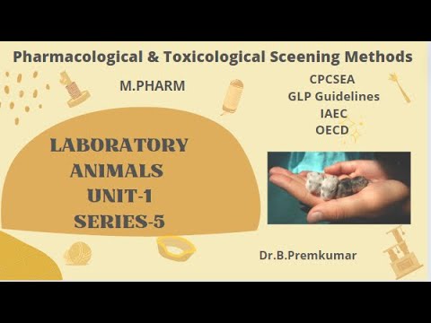 CPCSEA Guidelines and Good Laboratory Practice-PTSM Series-5 - YouTube