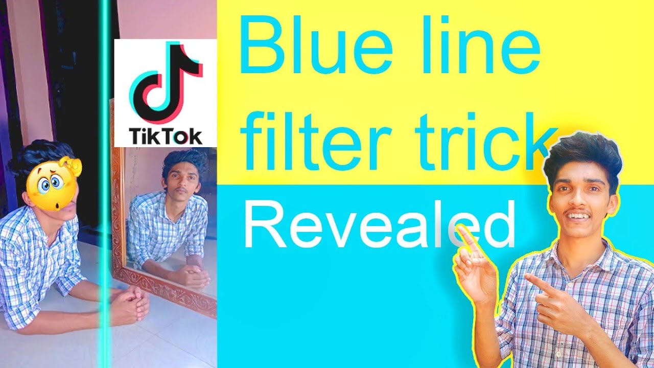 Tik tok blue line filter glitch tutorial | Time ramping I video trick ...