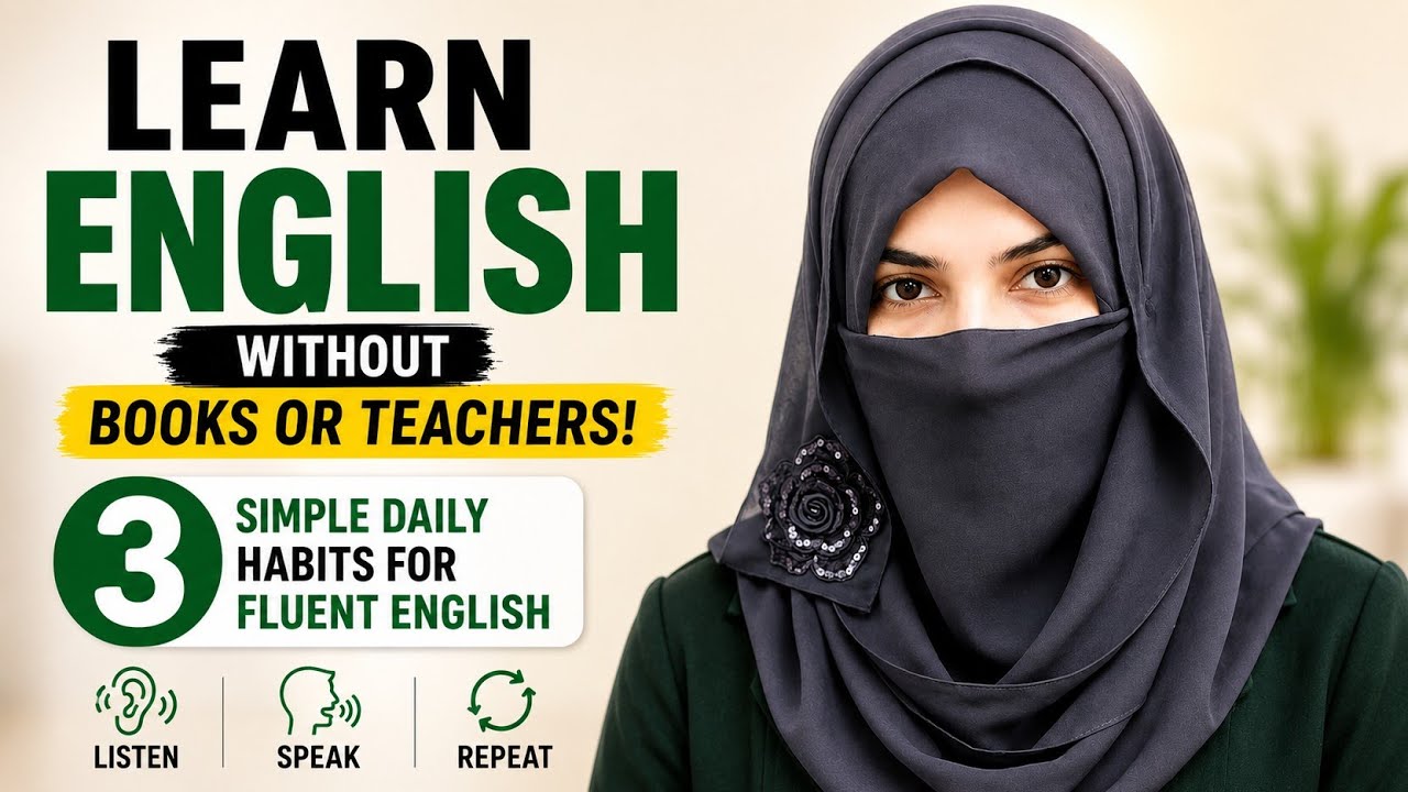 Learn English Without Books or Teachers | 3 Daily Habits for Fluent ...