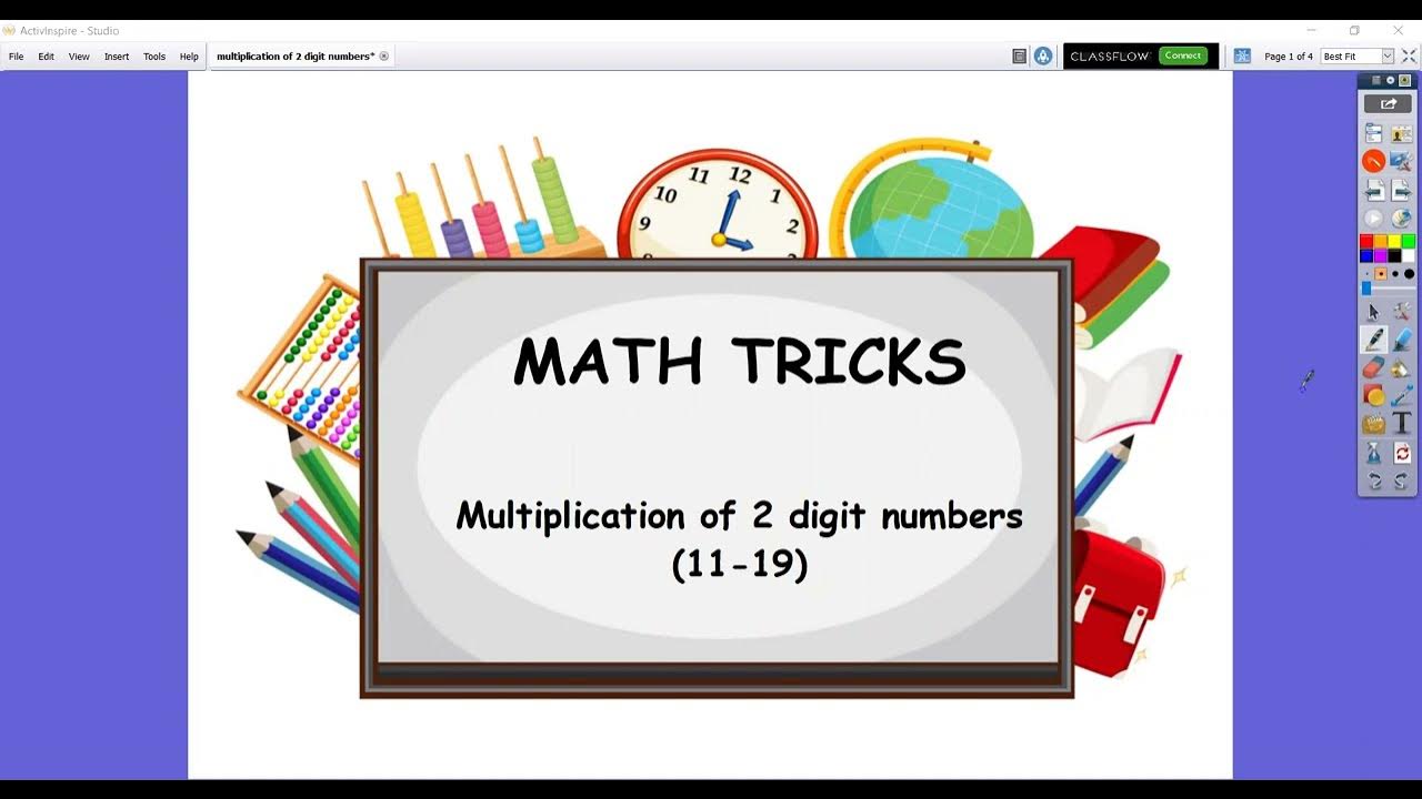MATH TRICKS Multiplication Of 2 Digit Numbers YouTube math-tricks-multiplication-of-2-digit-numbers-youtube